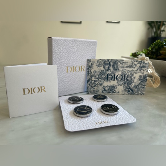 Dior | Other | Parfums Christian Dior Pins And Name Tags Bundle | Poshmark